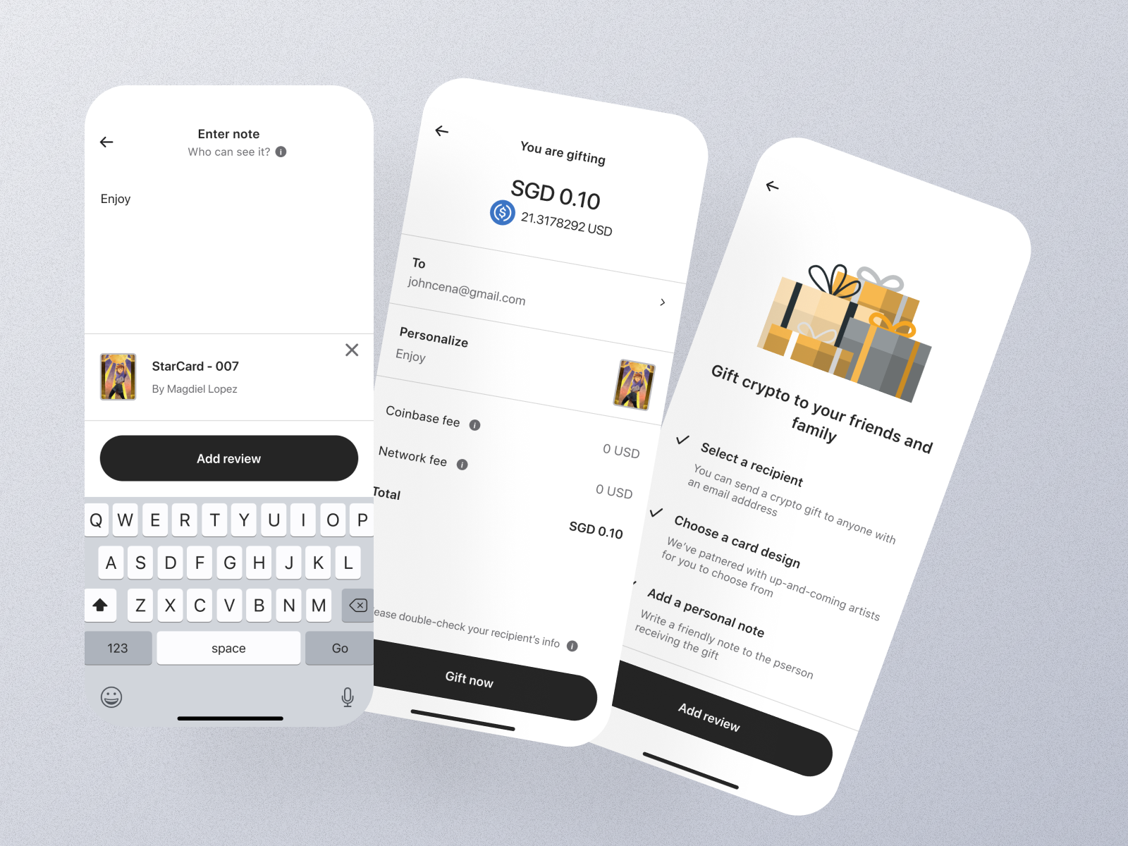 Send Gift Mobile App Ui by UI Ants on Dribbble