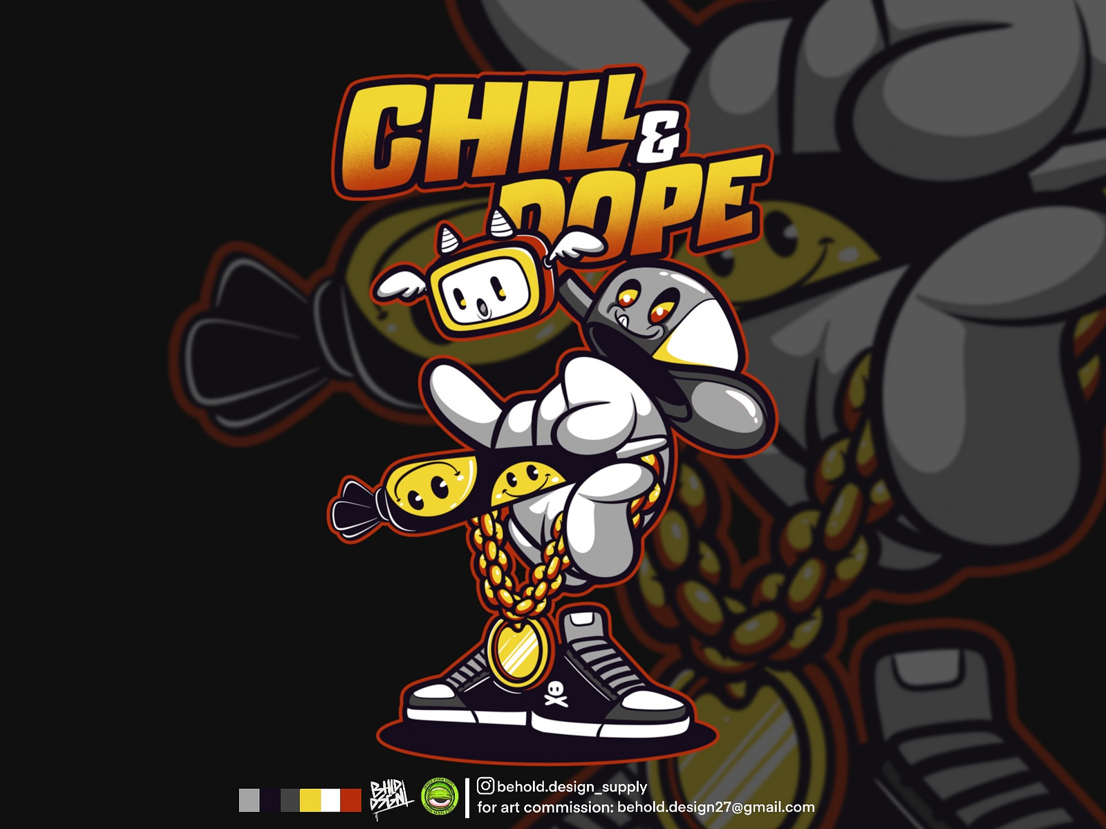 CHILL & DOPE by Behold Design Supply on Dribbble