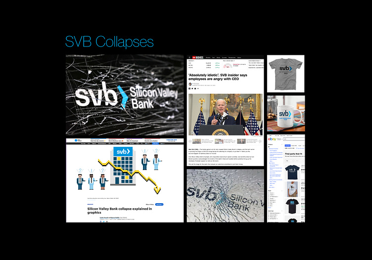 SVB - Rebrand - SVB Collapses by Alex Mustacich on Dribbble