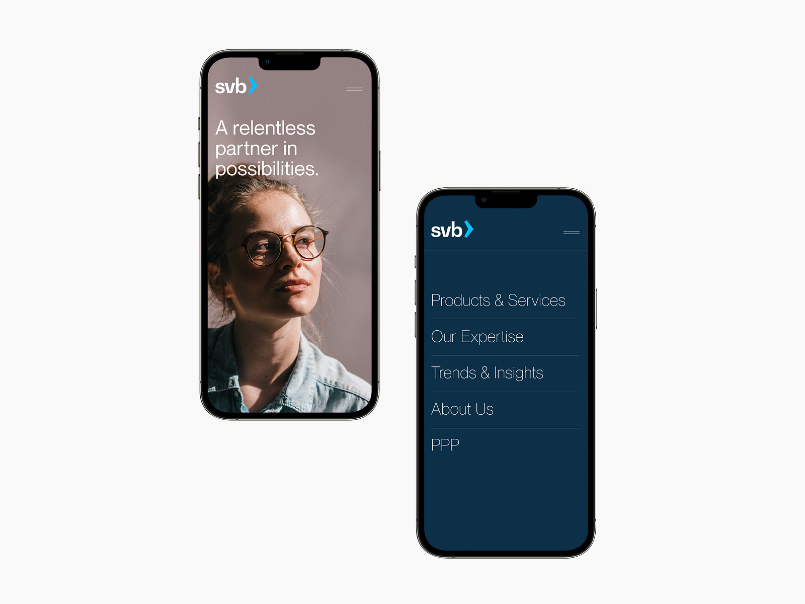 SVB - Rebrand - Mobile Experience by Alex Mustacich on Dribbble