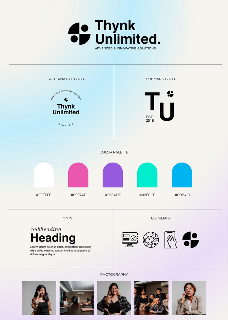 Thynk Unlimited - Logo Design by prakash timbadiya on Dribbble