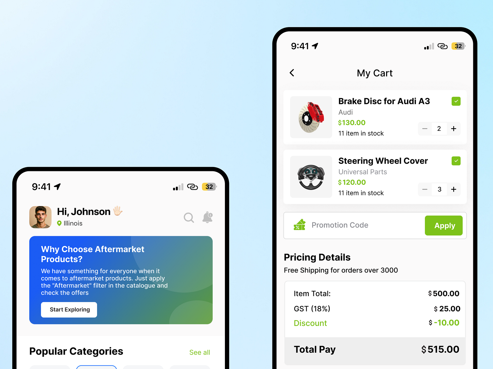 Car Spare Parts App by Hexalitics Technology on Dribbble