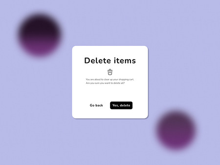 Browse thousands of Delete Popup images for design inspiration | Dribbble