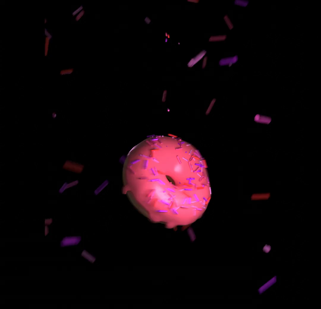 Donut Animation with Blender by Öykü Kumaş on Dribbble