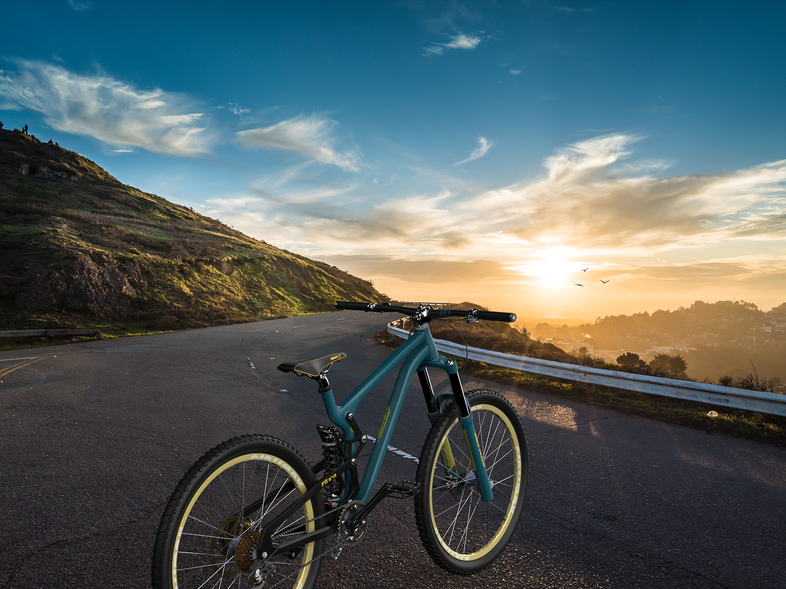 Bicycle rendering with Keyshot by Öykü Kumaş on Dribbble
