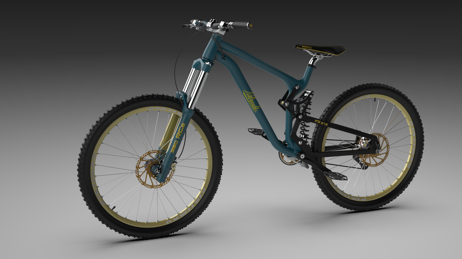 Bicycle rendering with Keyshot by Öykü Kumaş on Dribbble