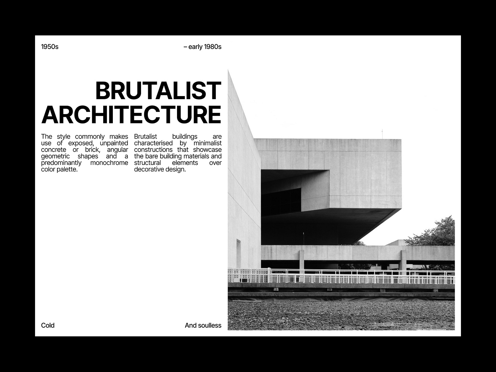 Brutalist architecture / Editorial layout, pt. 10 by Valeria on Dribbble