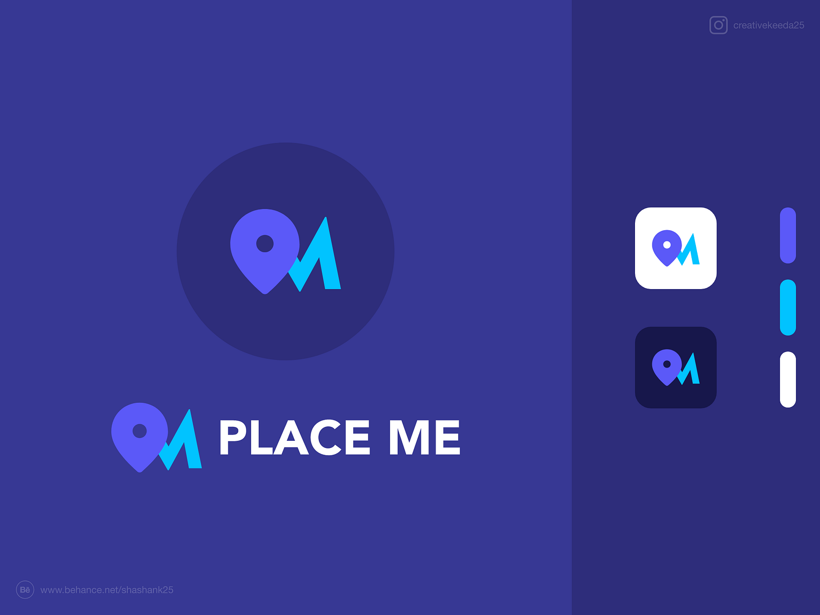 Place Me Logo Design by Shashank Tyagi on Dribbble