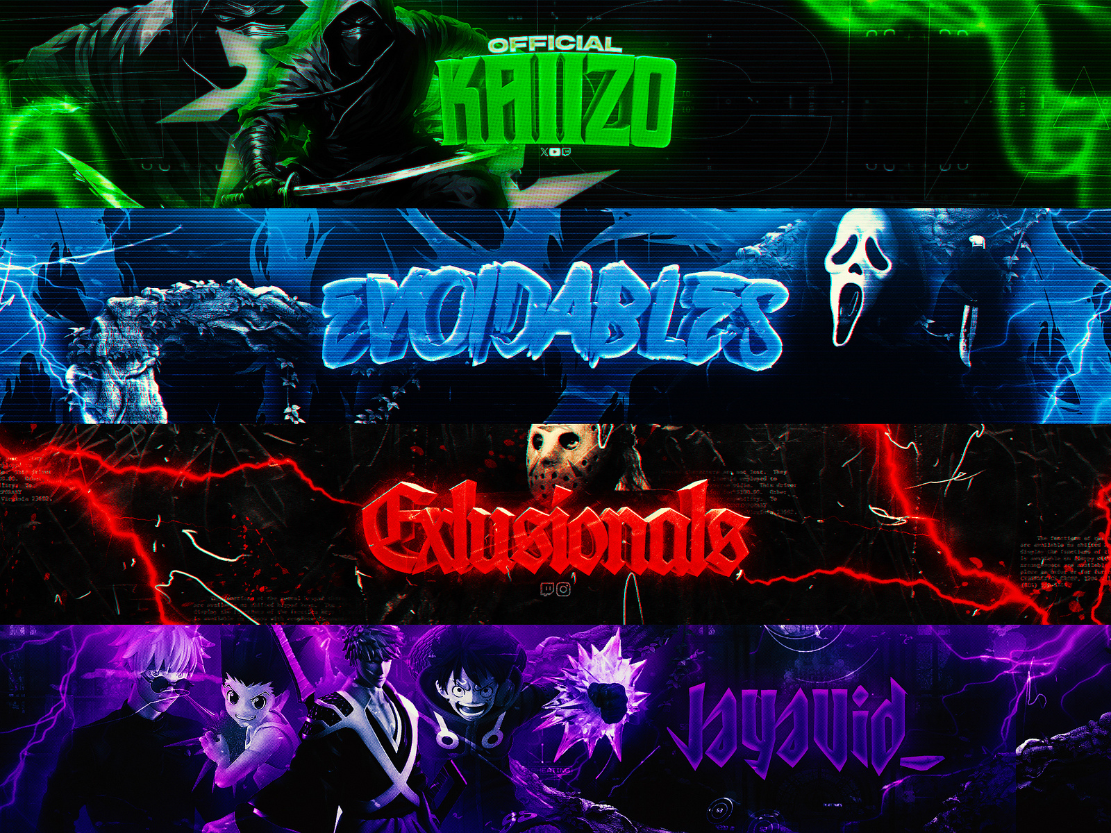 Scary/Horror Banners by GstaikDesigns by Gstaik Designs on Dribbble