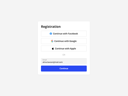 Browse thousands of Registration images for design inspiration | Dribbble