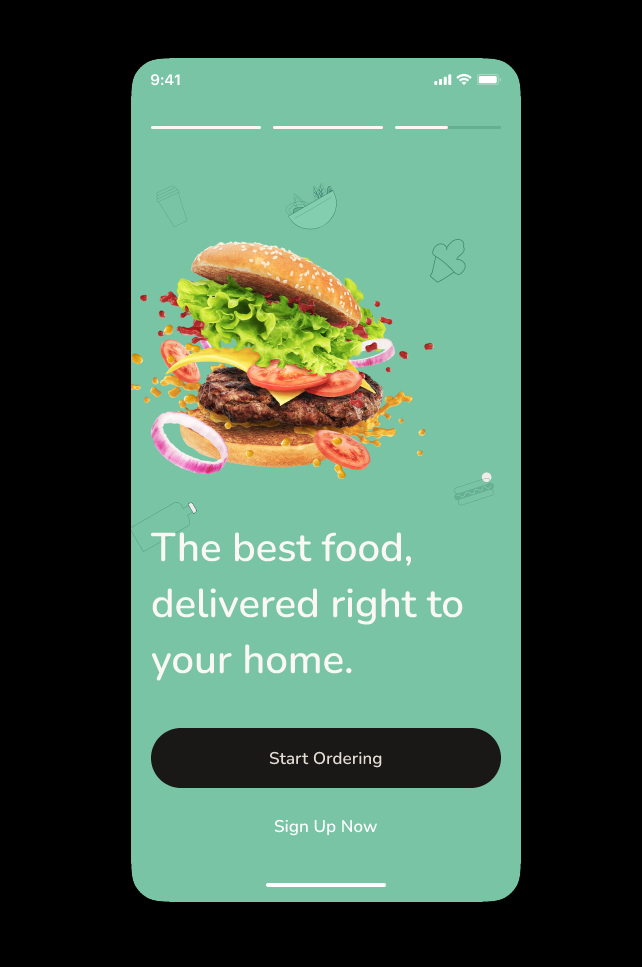 Food Order App UI by Siddharth Singh on Dribbble