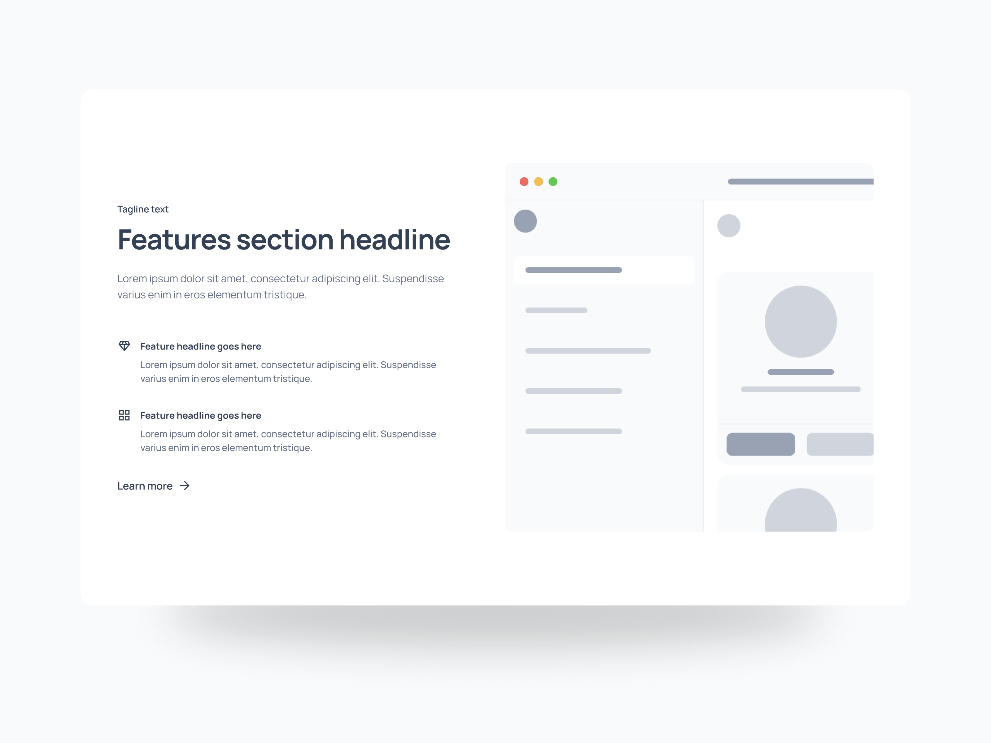 Features Section · Detachless FREE Figma UI kit by Adebanjo Ifeoluwa for Detachless on Dribbble