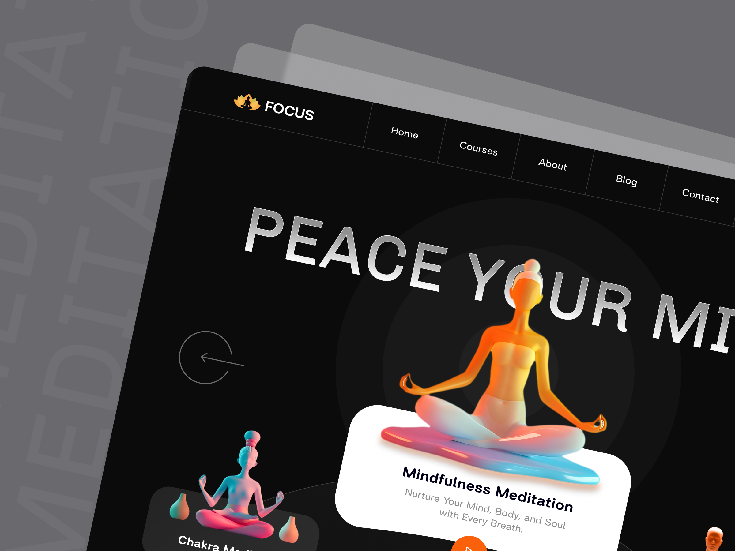 Mindfulness Web UI Design by MQoS UI/UX for MultiQoS on Dribbble