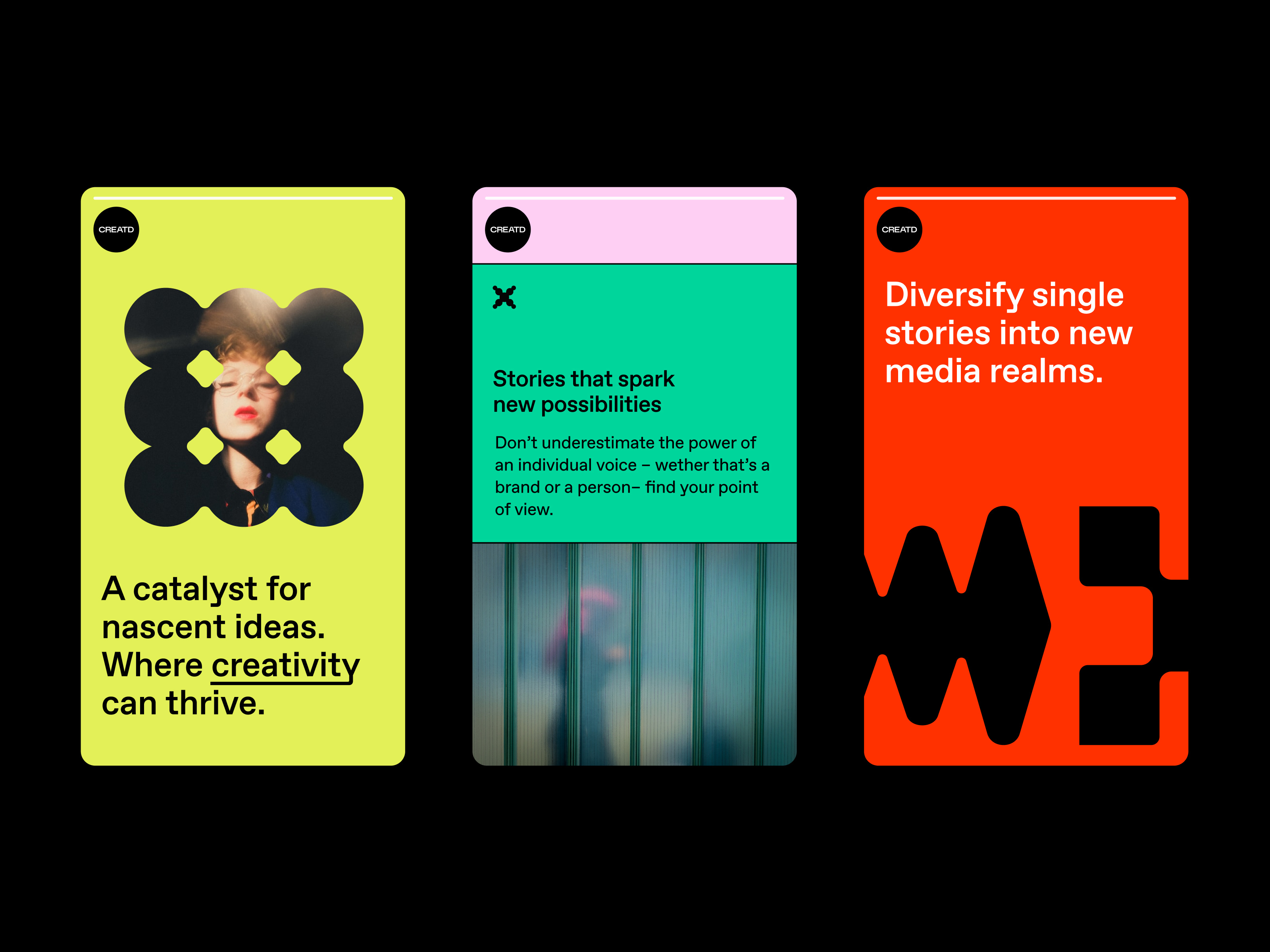 Creatd - Visual Identity by Michal Muller for Balkan Brothers on Dribbble