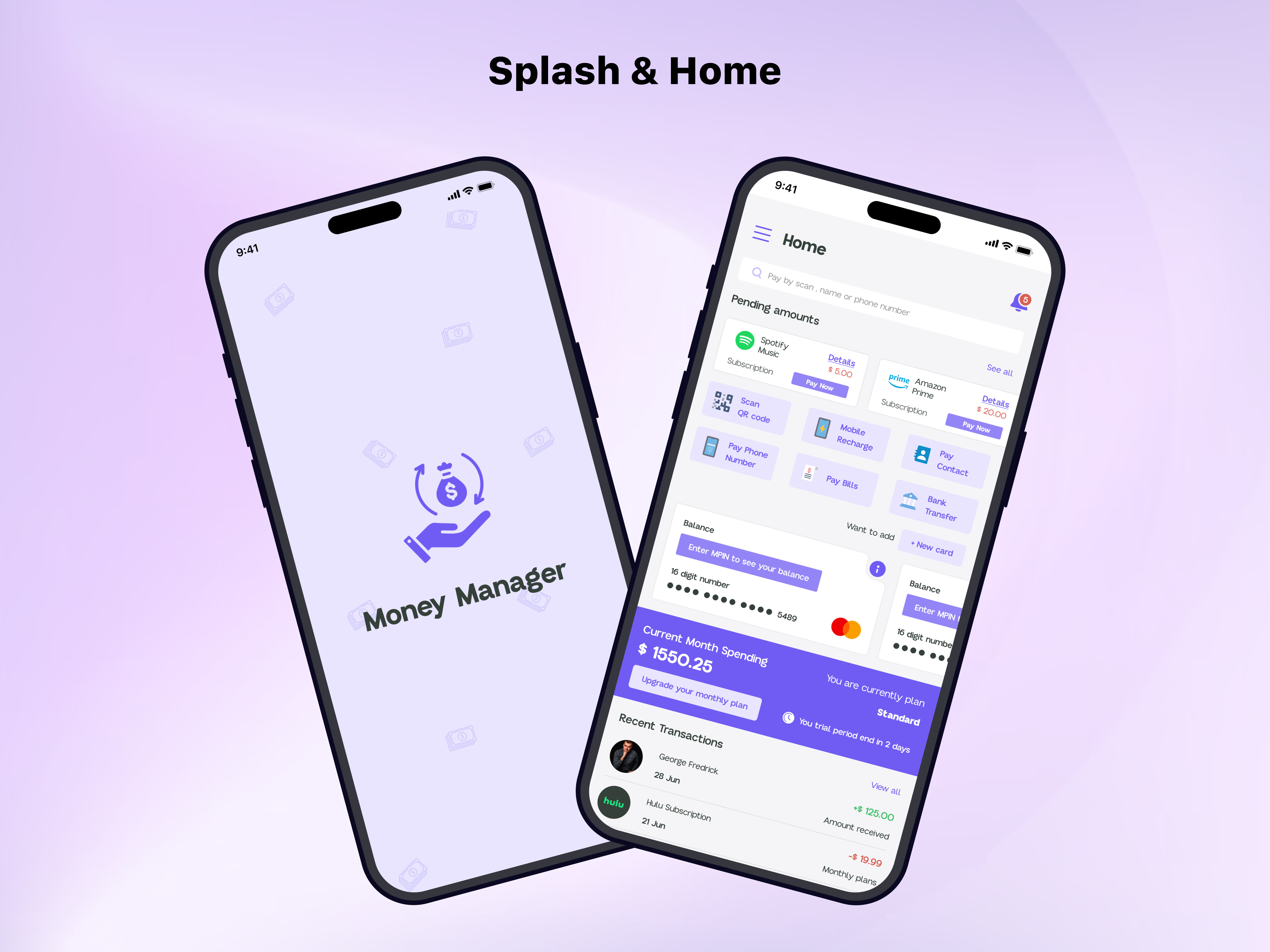 Money Management App UI: Modern & Intuitive Banking App Design by ...