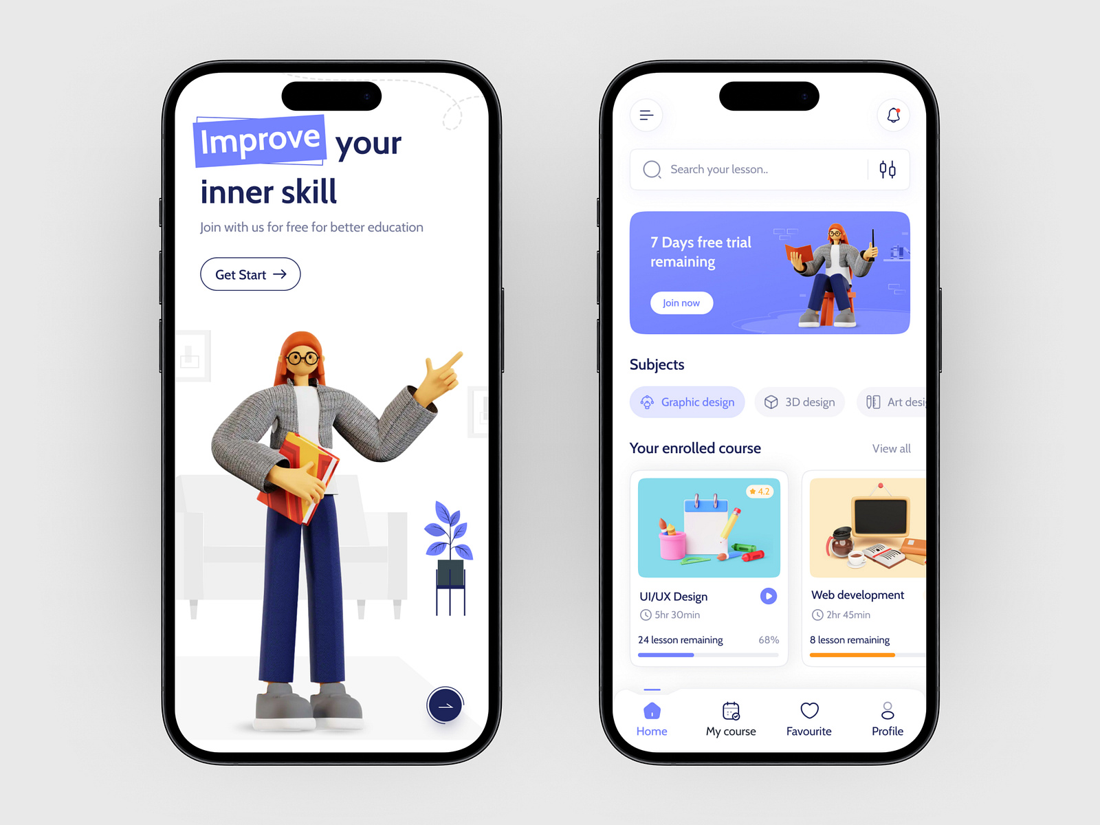 Online Course Mobile App By Ps11 Design Agency On Dribbble