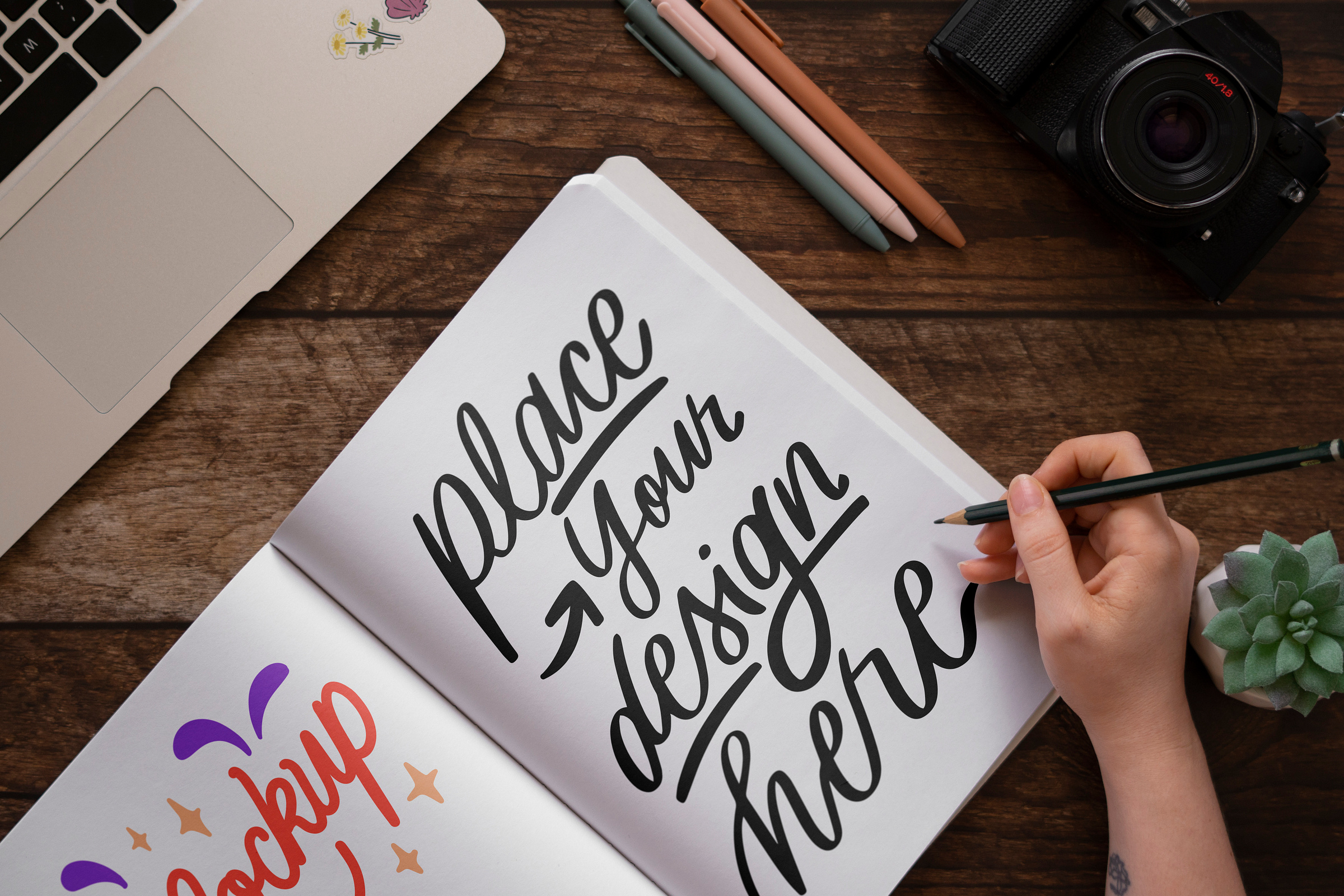 Diary Mockup by Mockup Mart on Dribbble