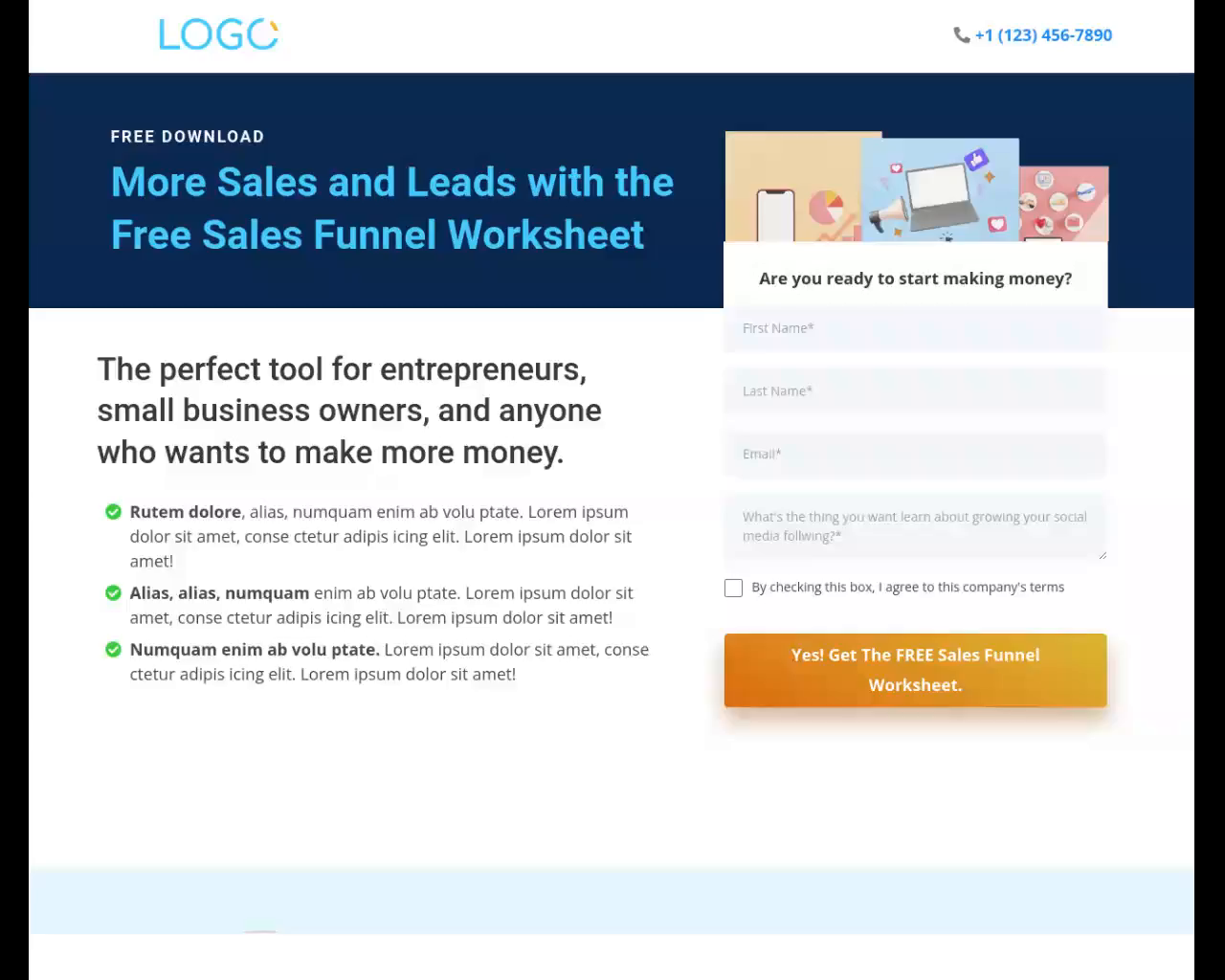 Free Worksheet Funnel Template for GoHighLevel by Radhakrishnan KG on ...