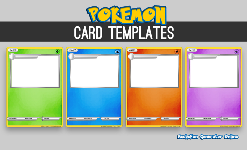 Pokemon Card Templates by Joana N. 🕸 on Dribbble