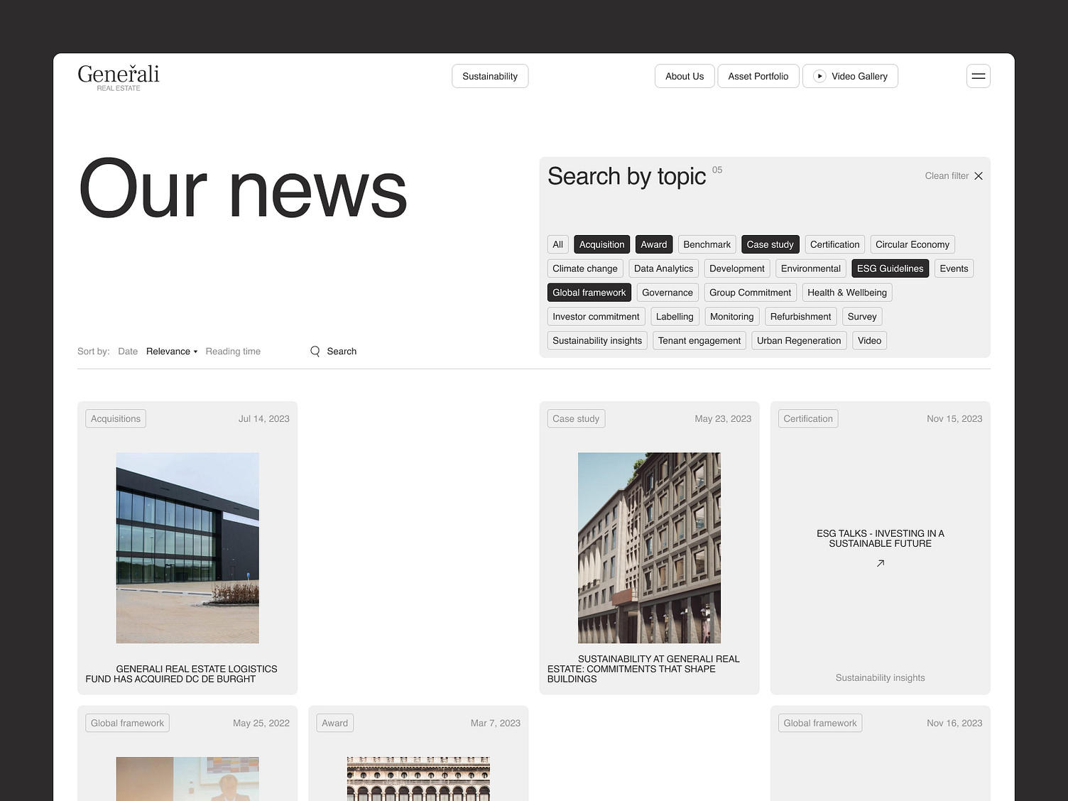 Dynamic composition of news cards with photos and text blocks by ...