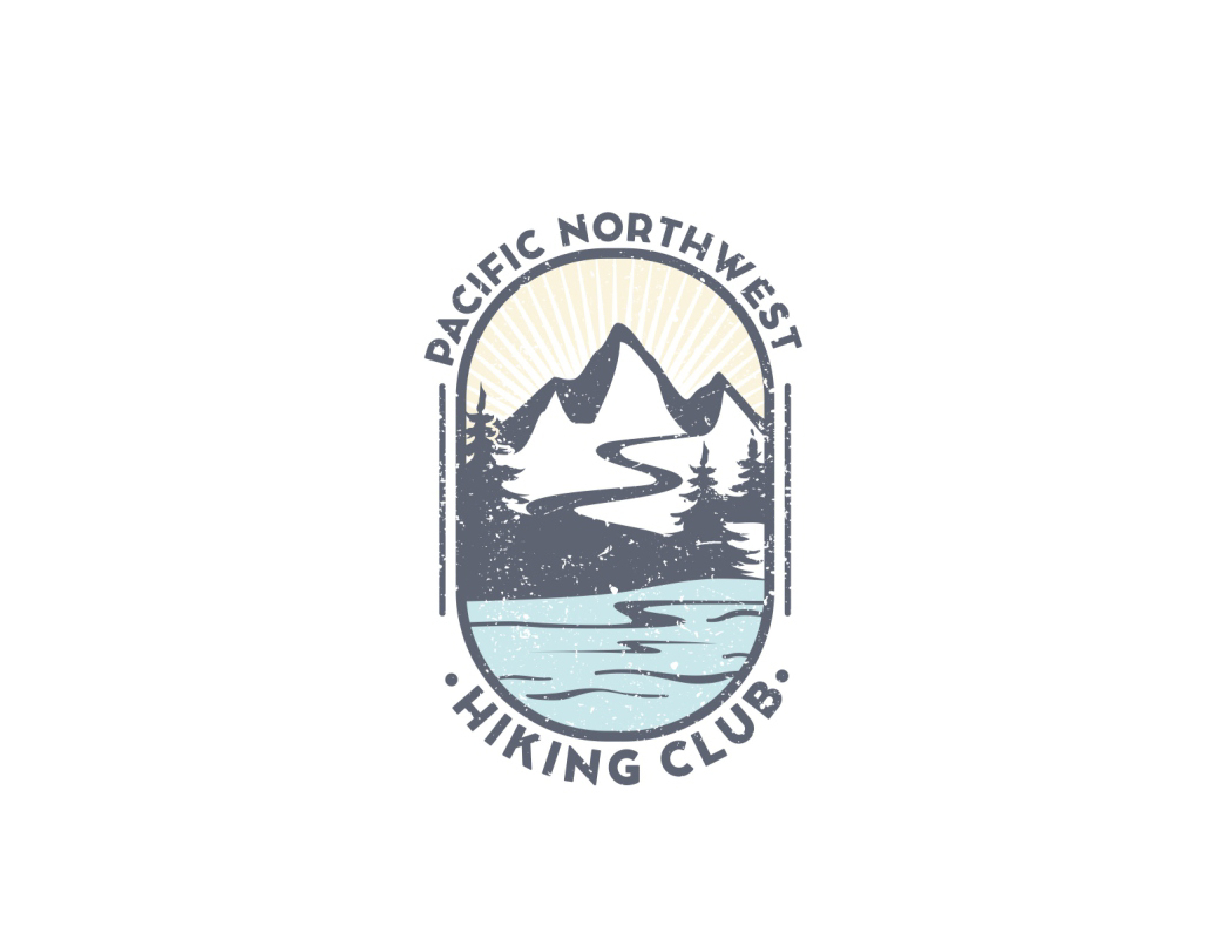 Hiking club logo by Polina March on Dribbble