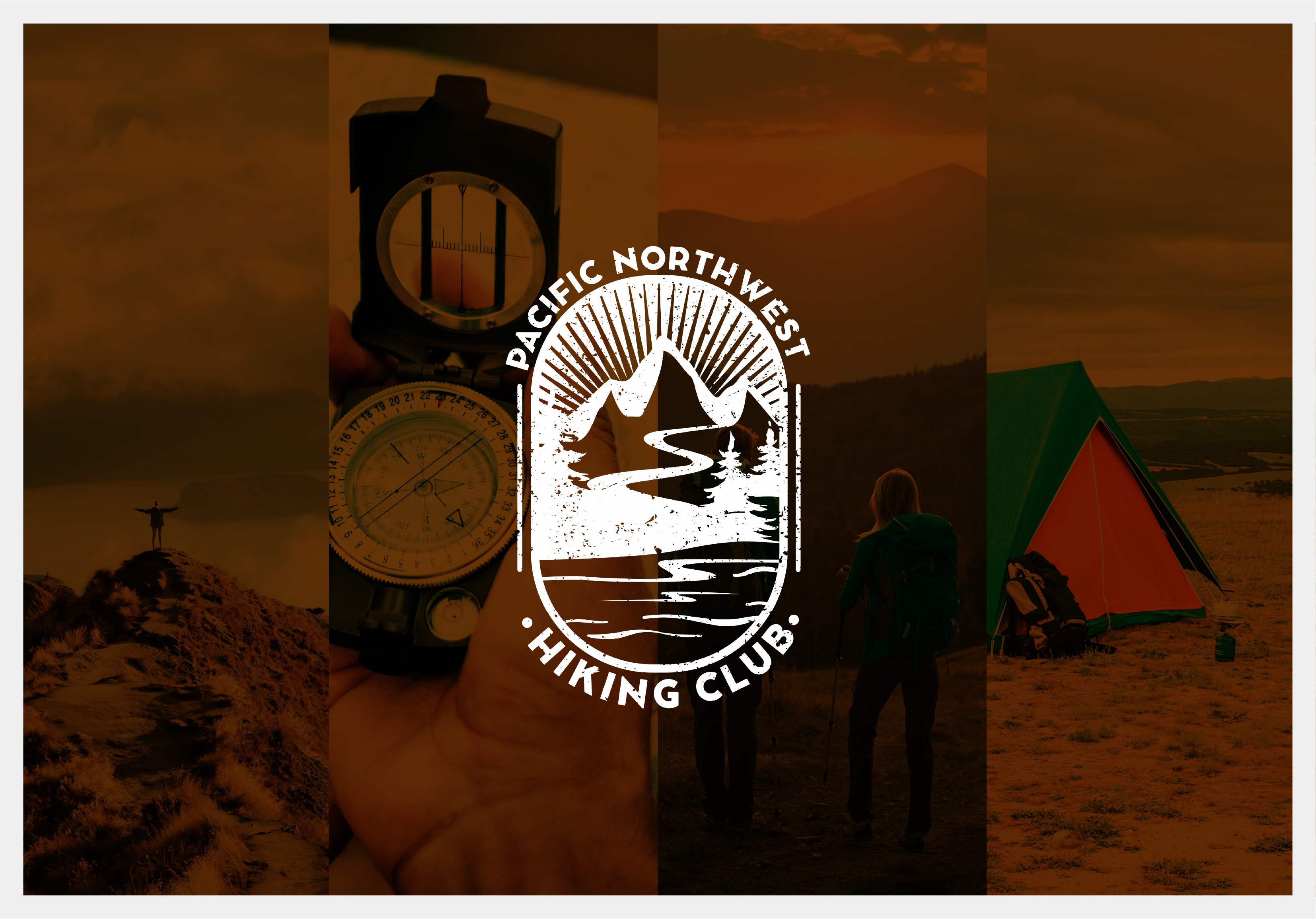 Hiking club logo by Polina March on Dribbble