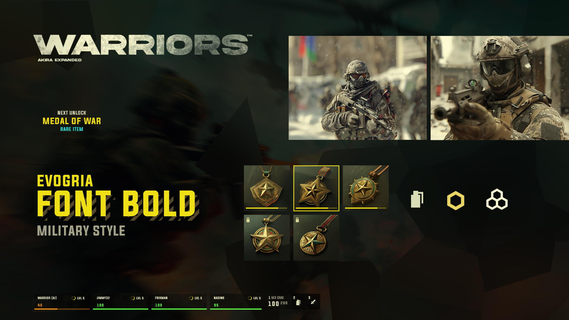 Shooter game UI/UX concept by Nadine Smola on Dribbble