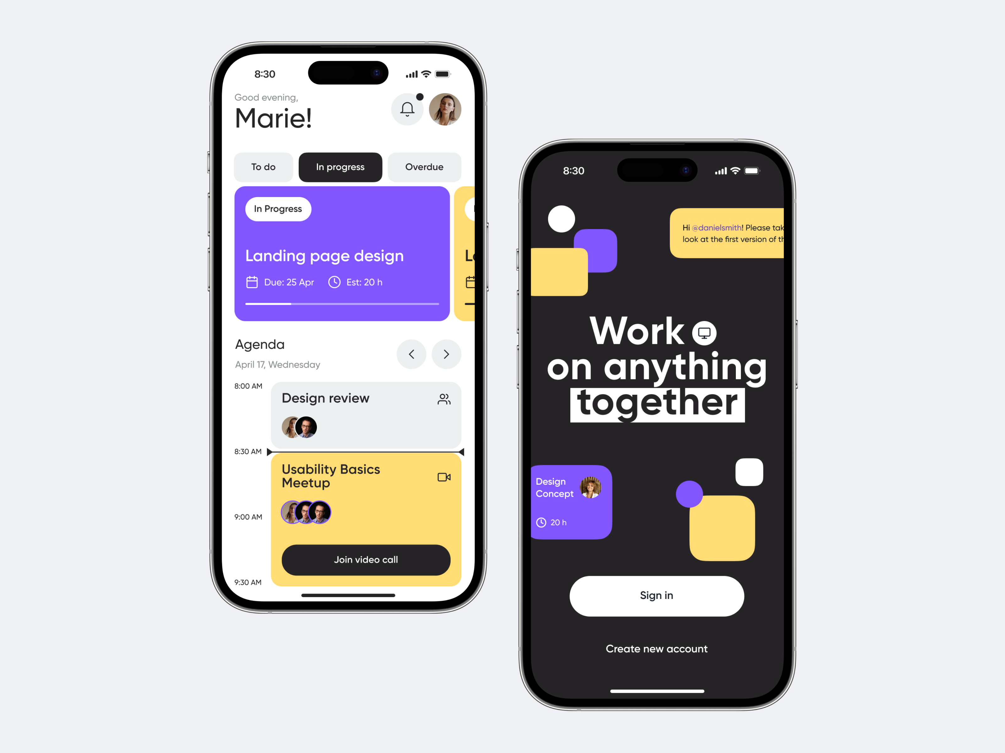 Project Management Mobile App by Ronas IT | UI/UX Team on Dribbble
