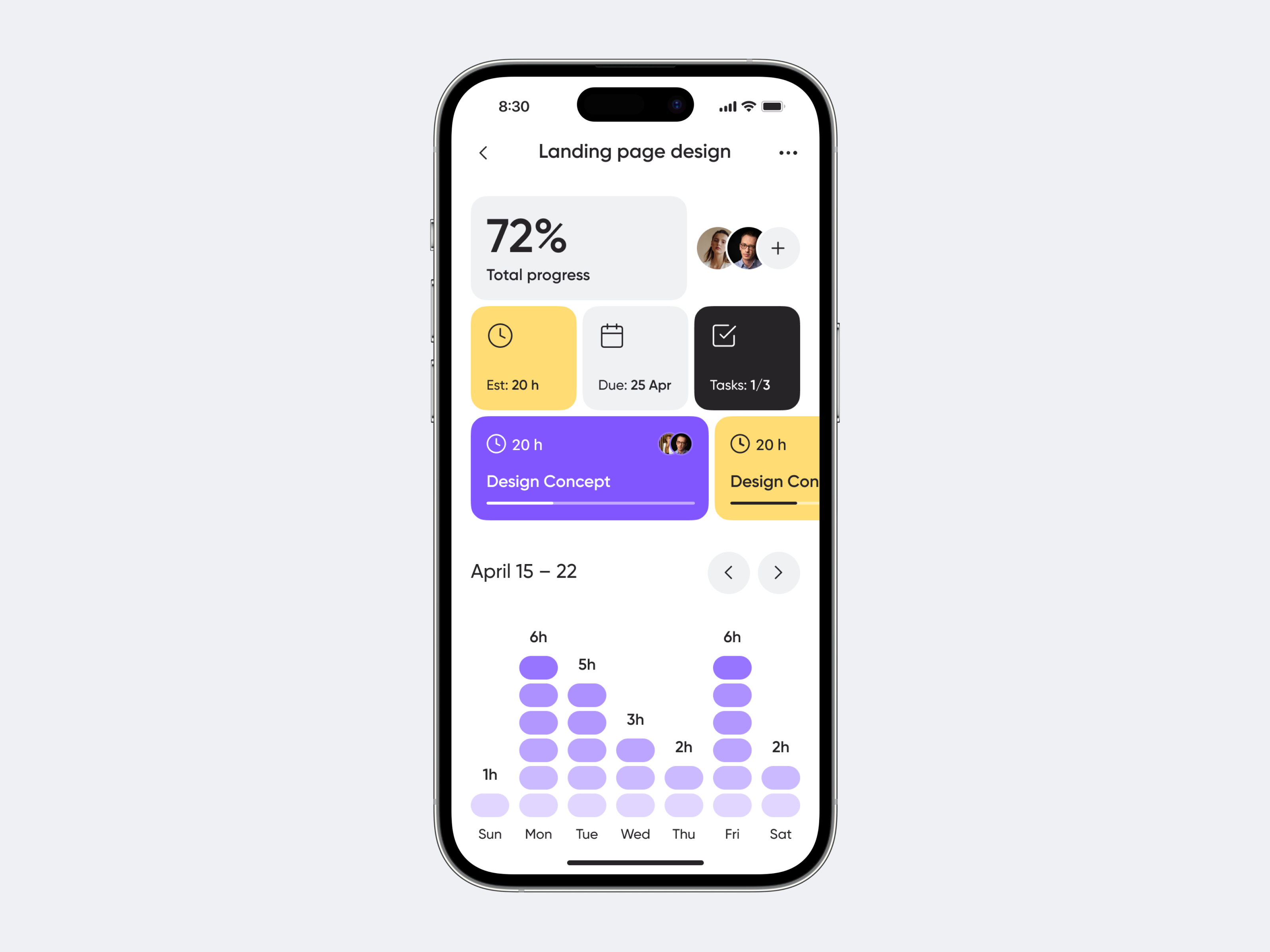 Project Management Mobile App by Ronas IT | UI/UX Team on Dribbble
