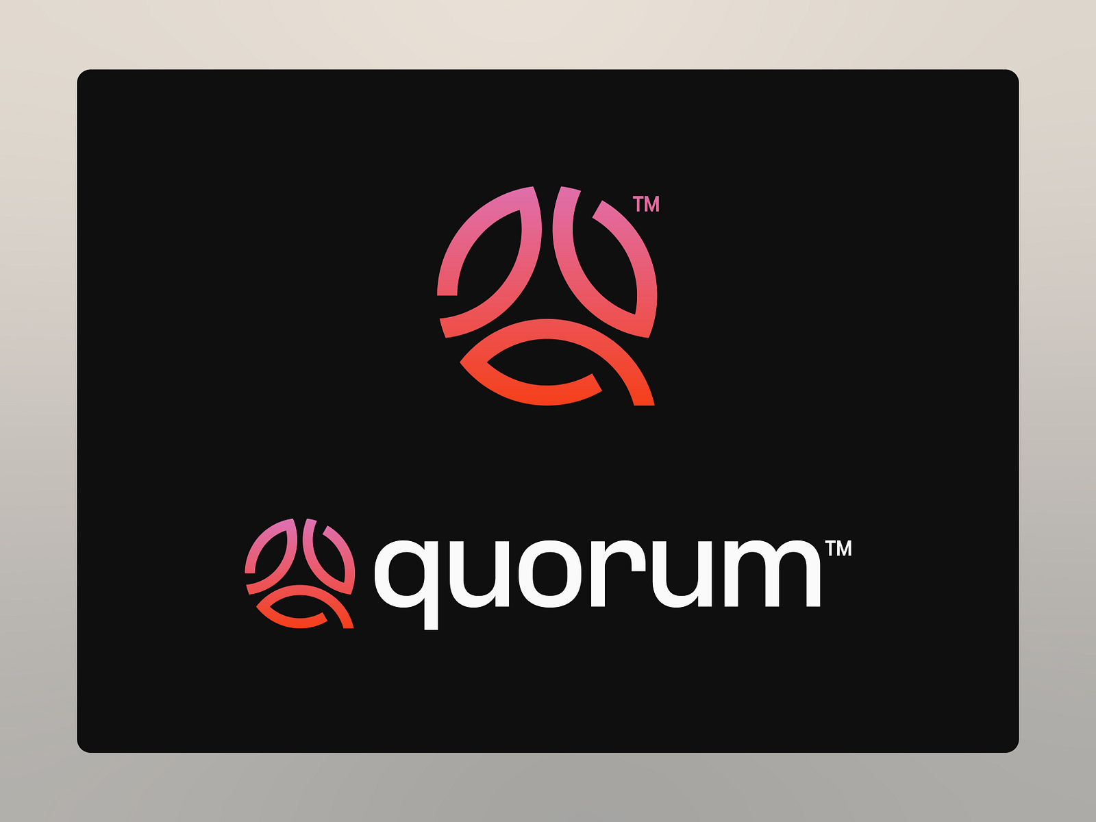 Quorum - Logo Design by Jeroen van Eerden on Dribbble