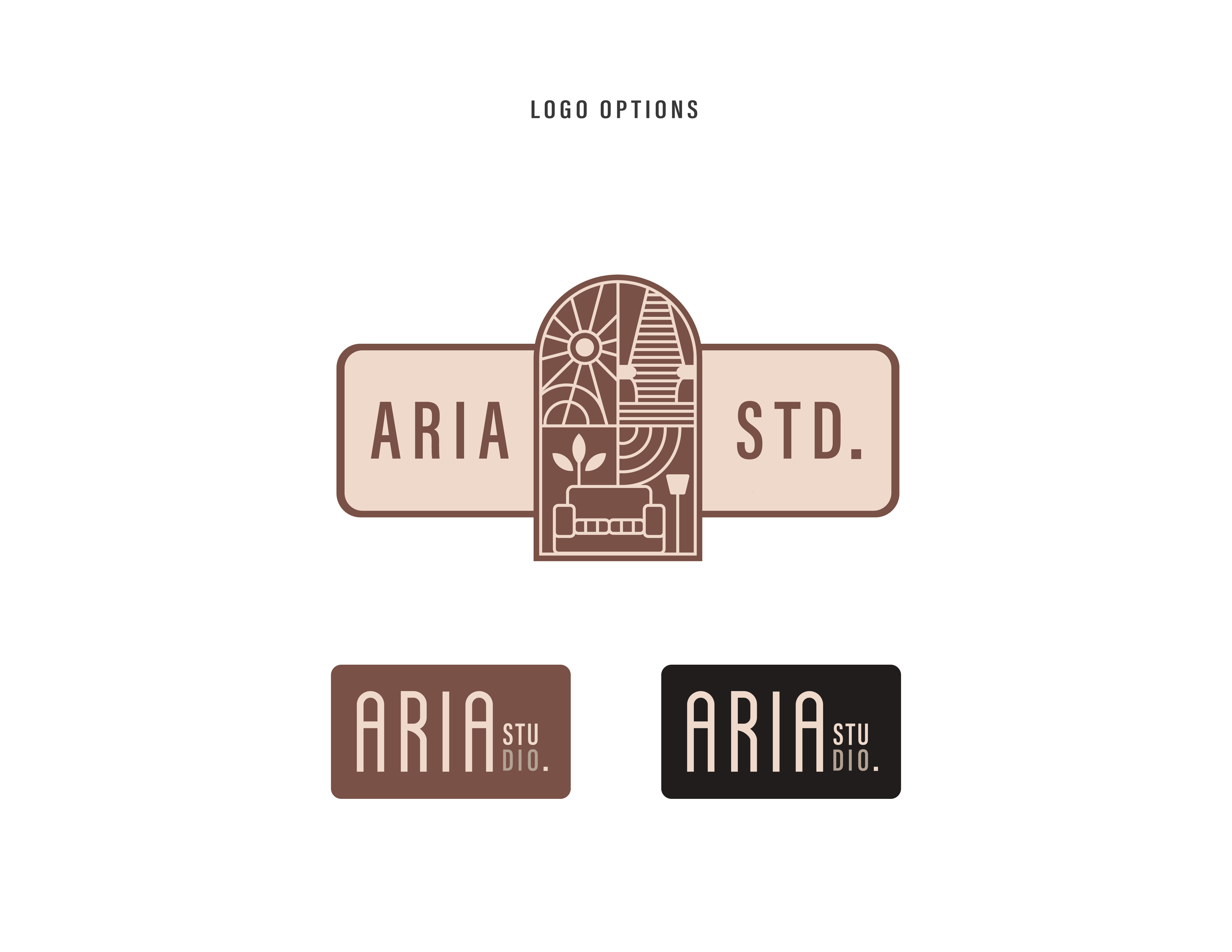 Aria Interior Studio Logo Branding by Agung Surya on Dribbble