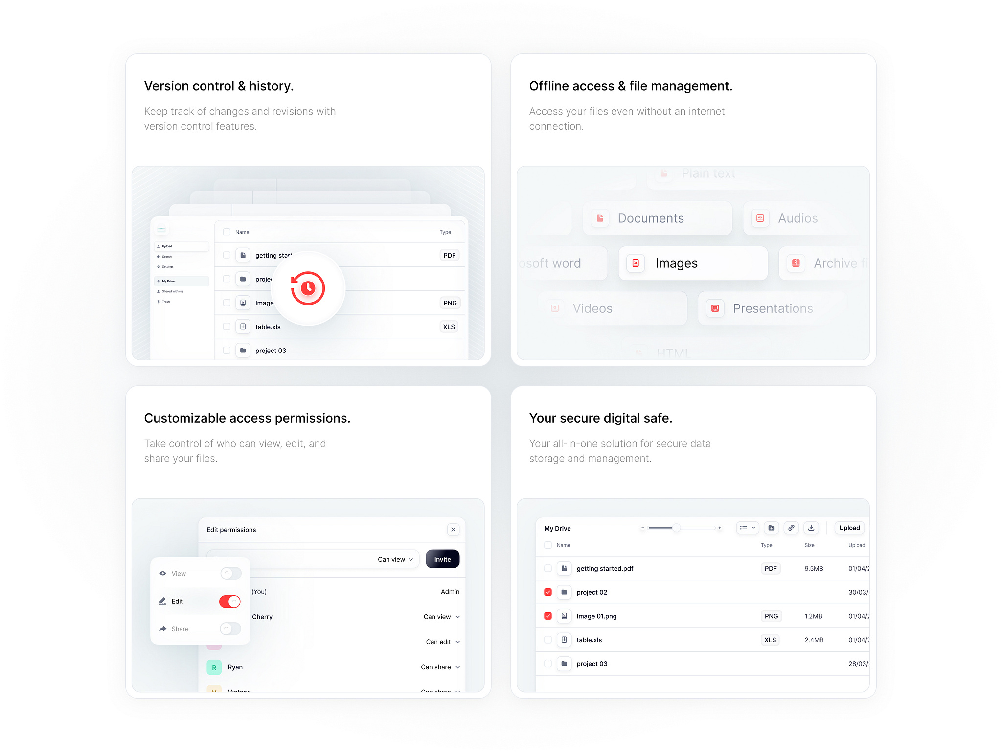 Features - Bento by Johnny Kyorov on Dribbble
