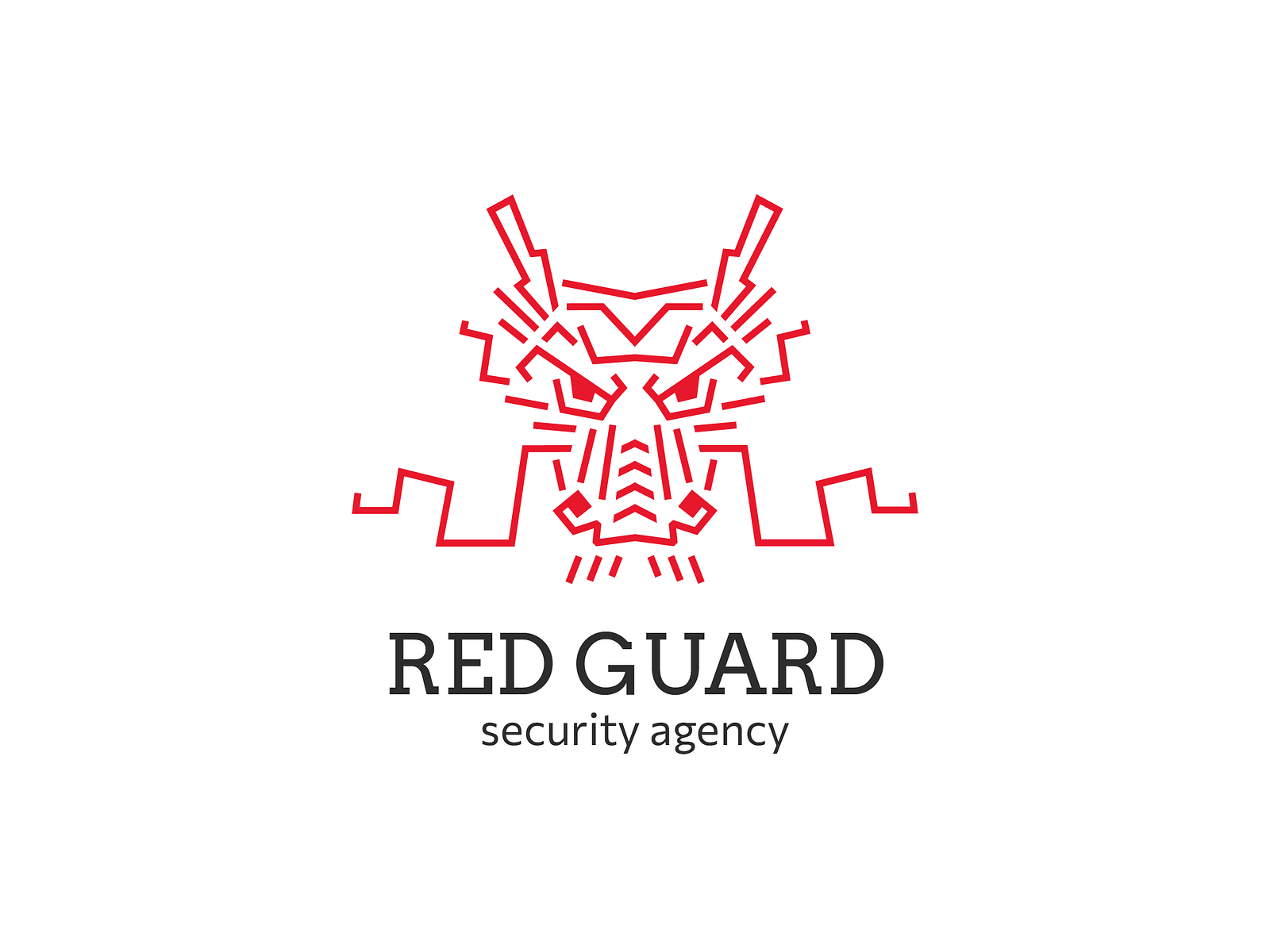 RED GUARD - security agency by Александра Рудова on Dribbble