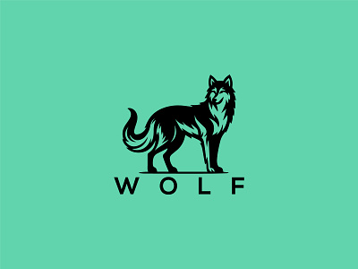 Wolf Logo by NUMAN ILYAS STUDIO on Dribbble