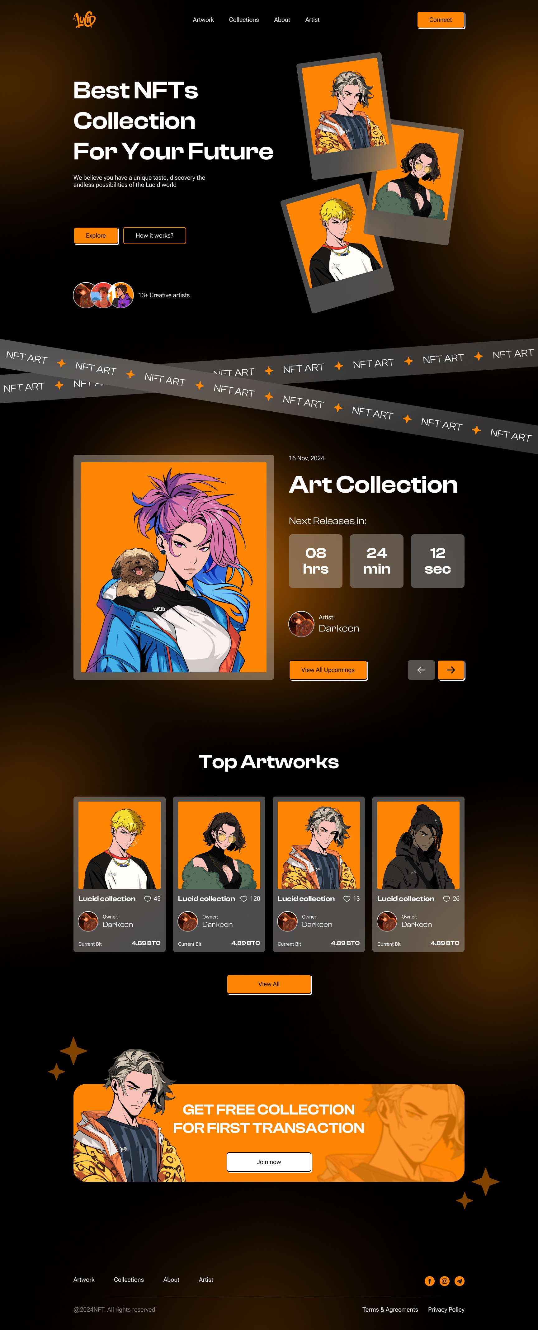 NFT marketplace Lucid Web design Figma Animation by Design Safo on Dribbble