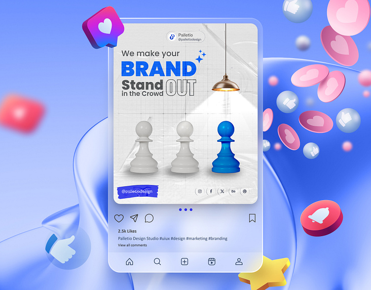 Social Media Post Design | Graphics Design | UI UX Design by Palletio ...