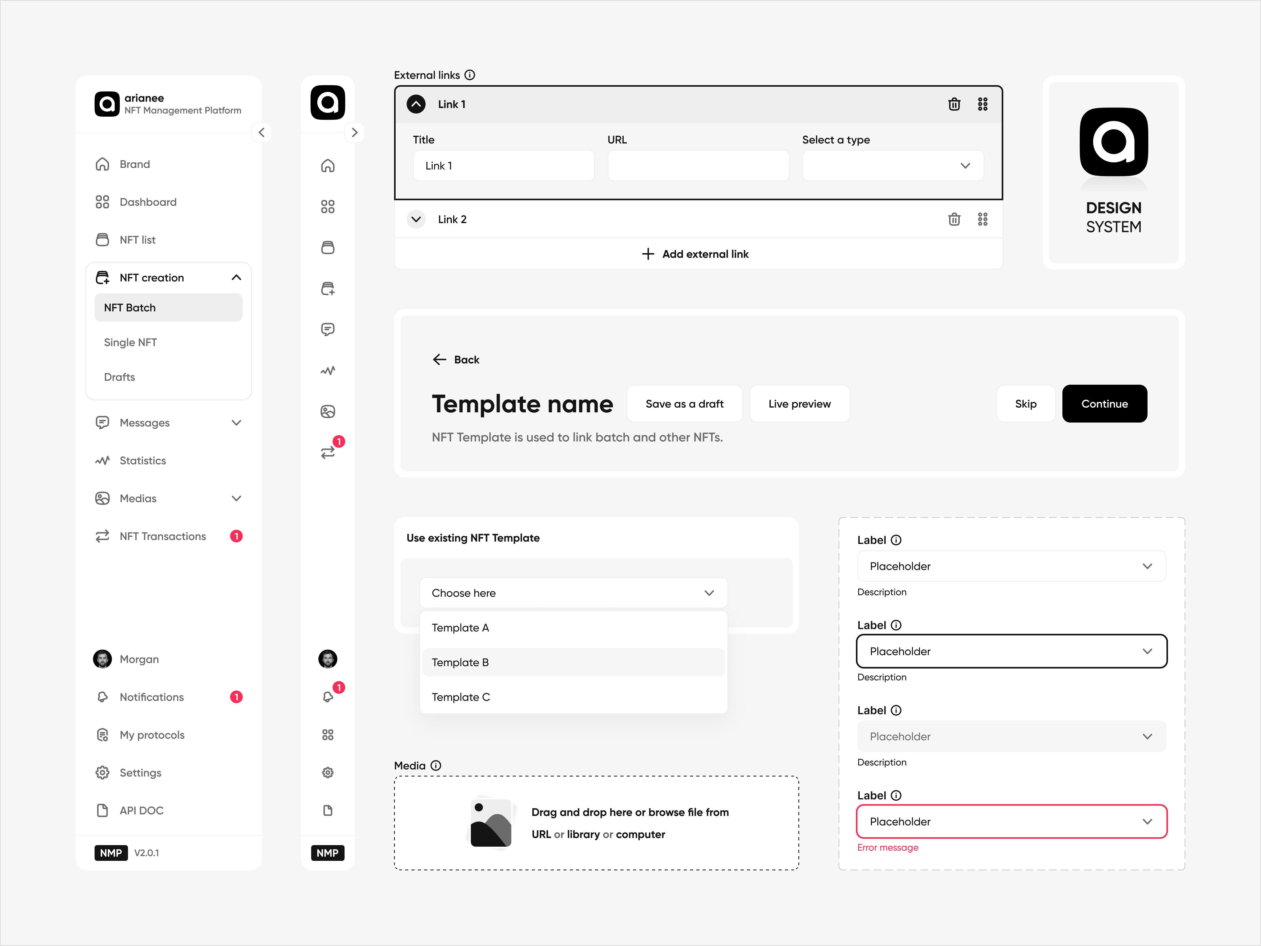 Web3 UI Kit 🔥 by Morgan Brabessa on Dribbble