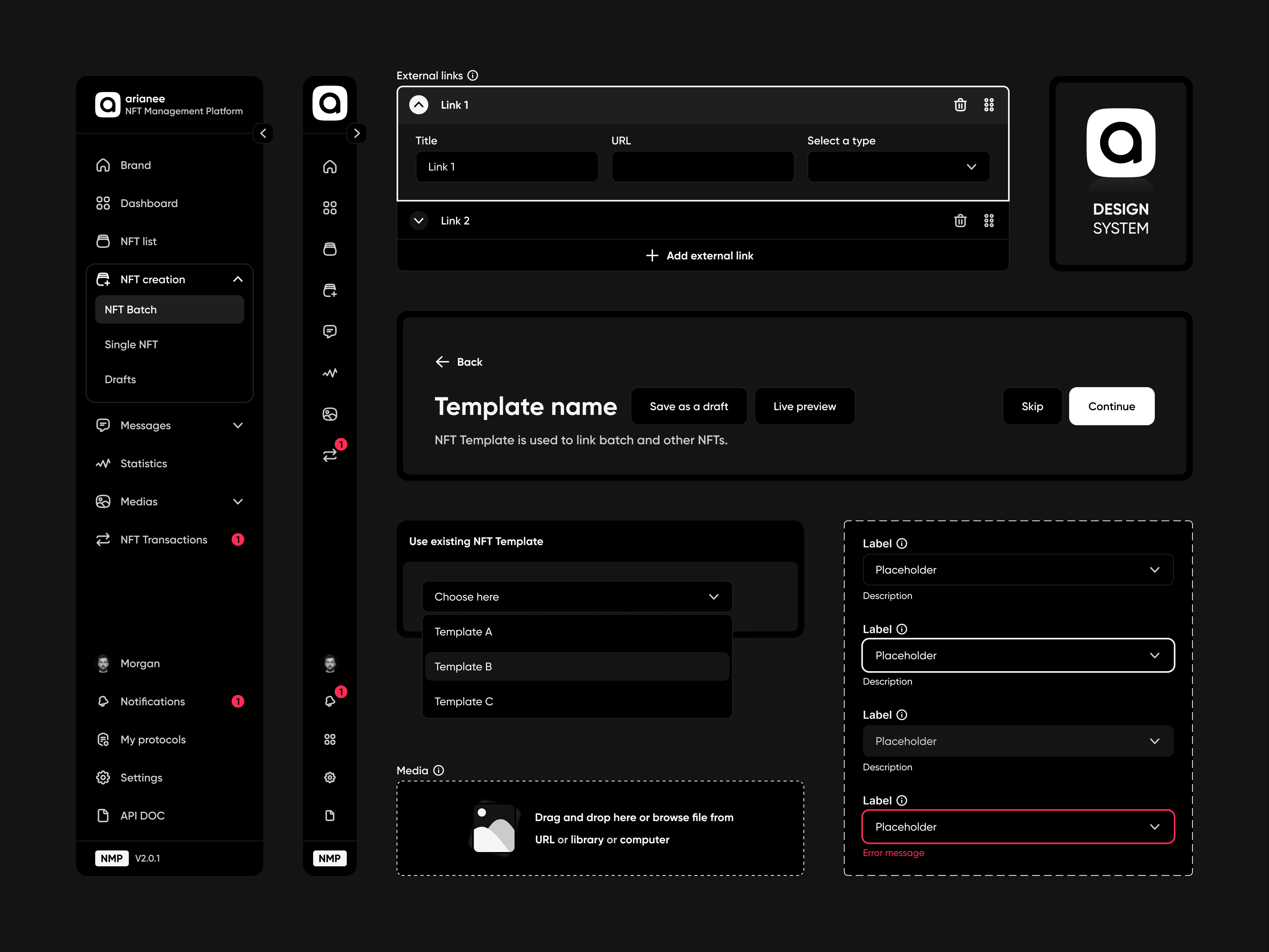 Web3 UI Kit 🔥 by Morgan Brabessa on Dribbble