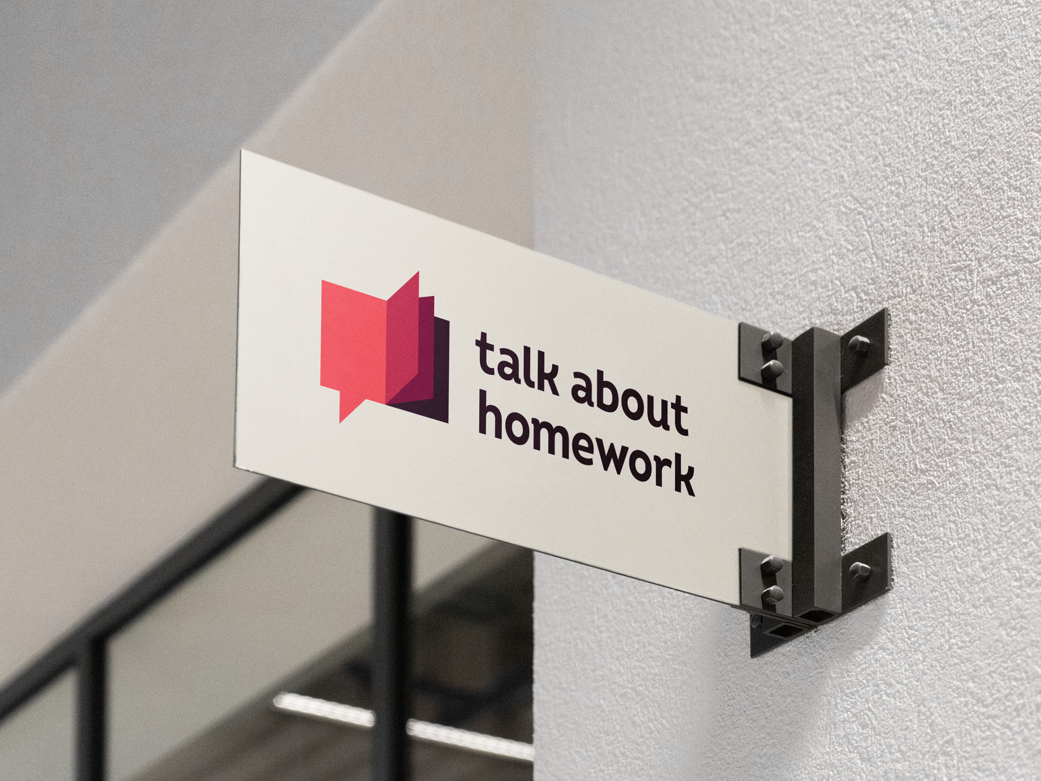 Talk about homework - Logo animation by Liss Jonatan Björklund on Dribbble