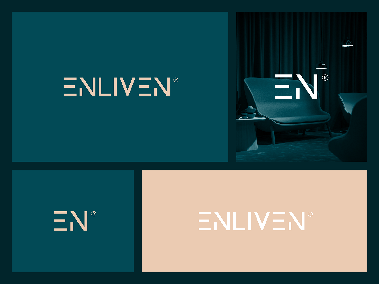 Interior logo & brand identity design by Maisha Sultana on Dribbble