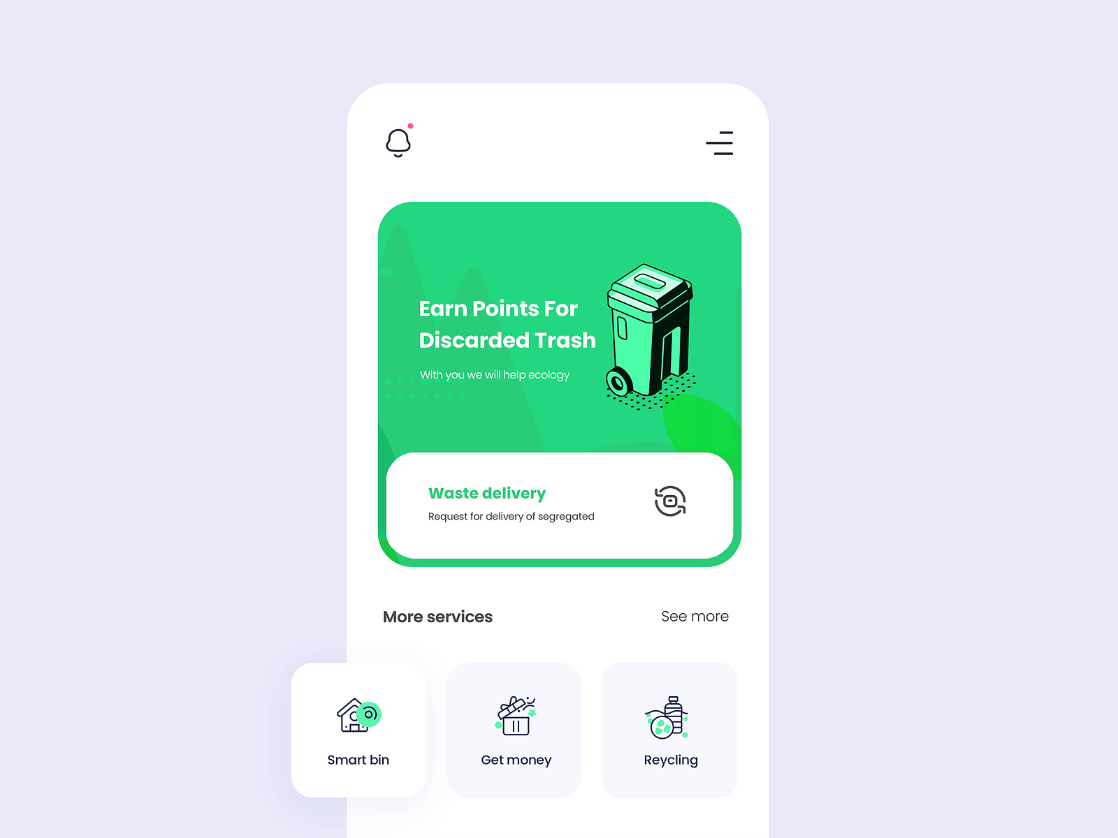 Recycling App - Interaction by Saeed Yousefi on Dribbble