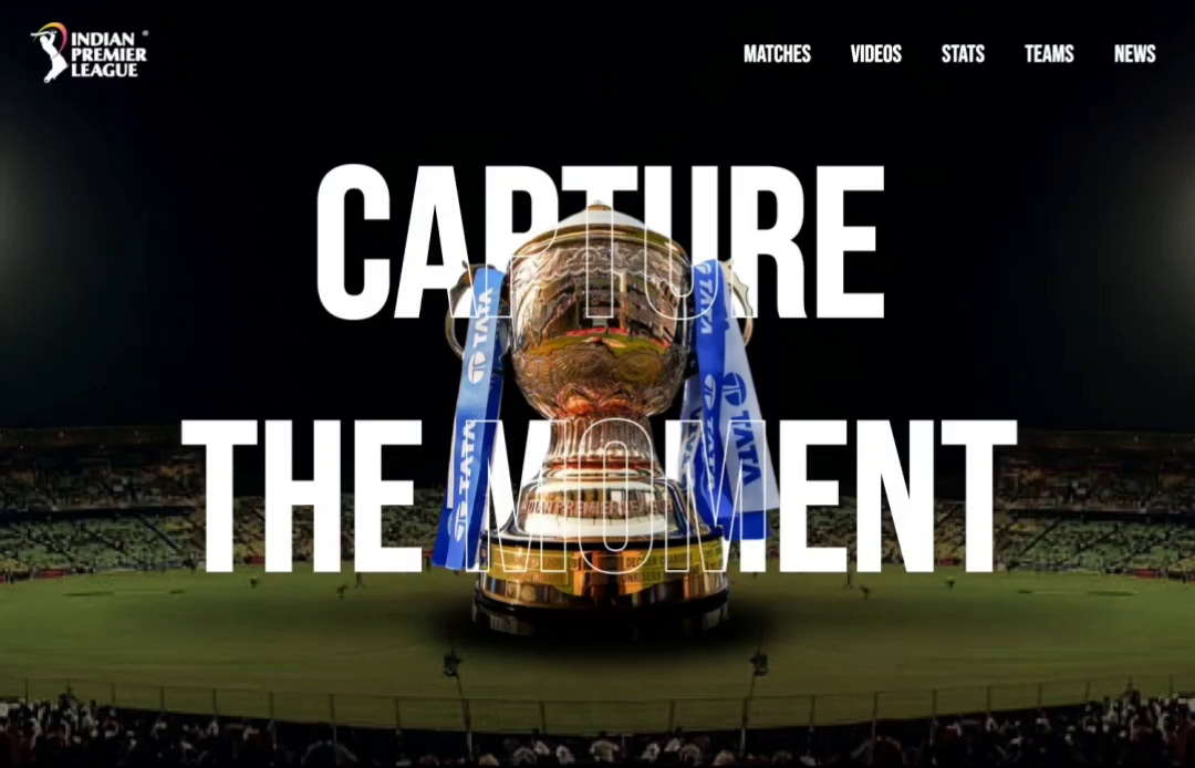 IPL website design by webdbyutkarsh on Dribbble