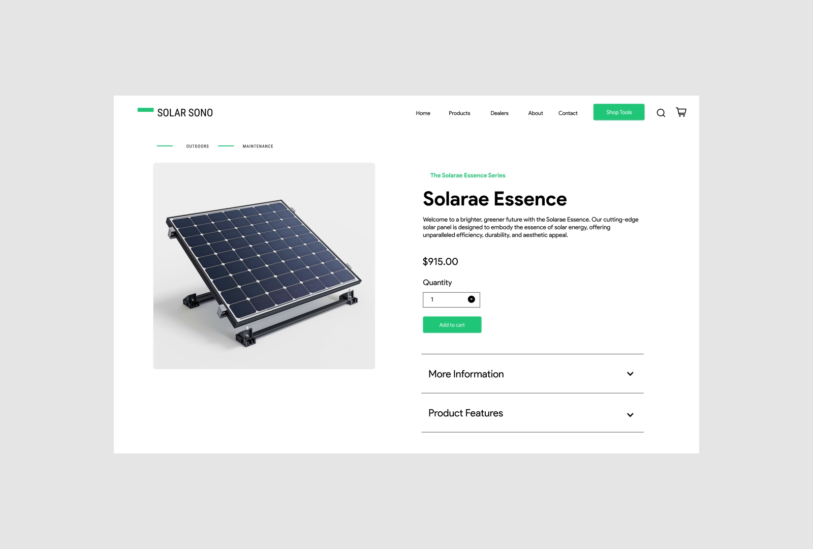 Webflow E-Commerce Template: Electra by Penni Cart on Dribbble