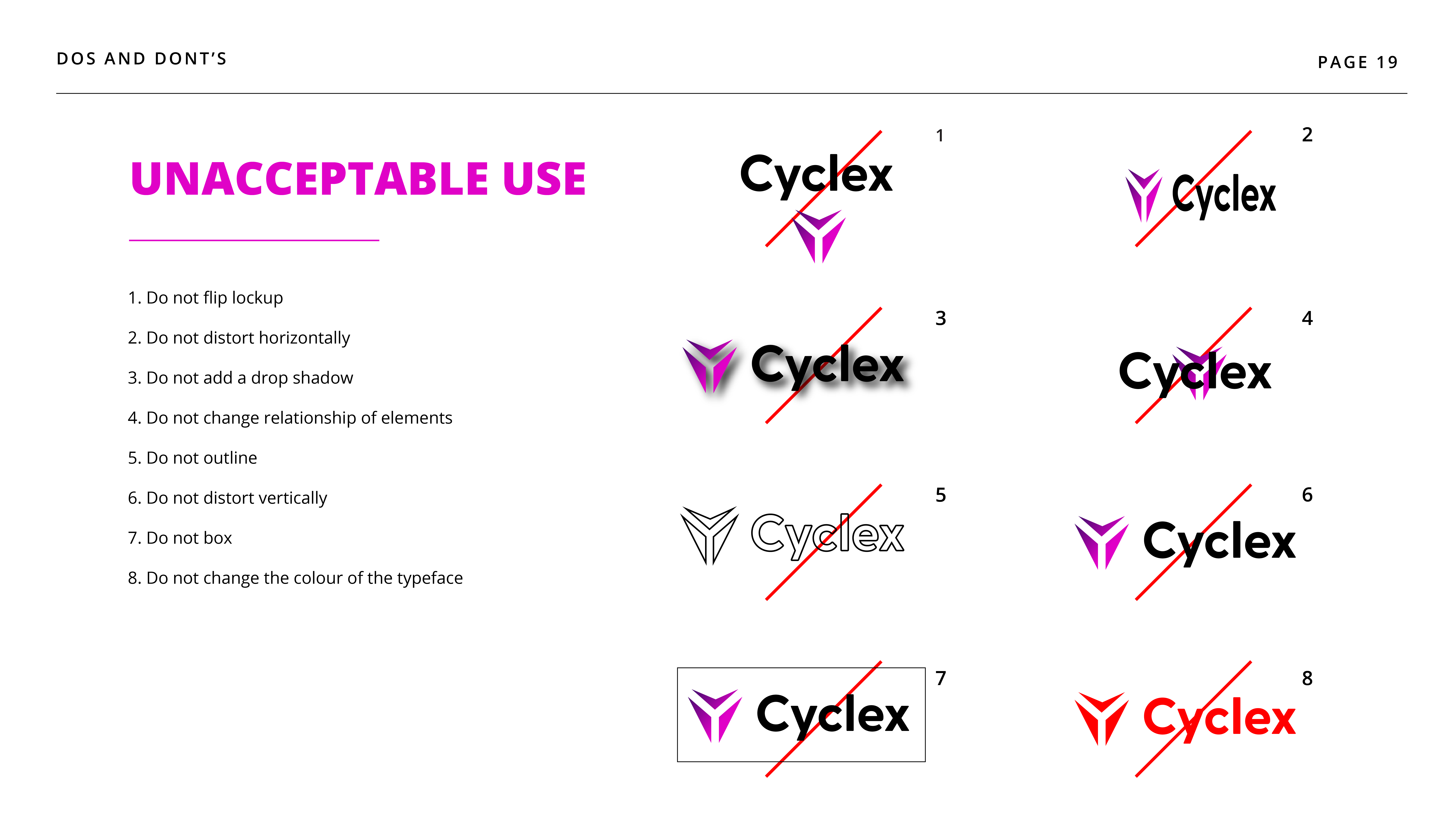 Cyclex Logo Brand Guidelines by Garth Tudor on Dribbble