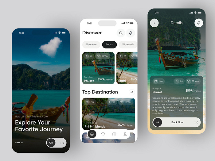 Mobile App UI designs, themes, templates and downloadable graphic ...