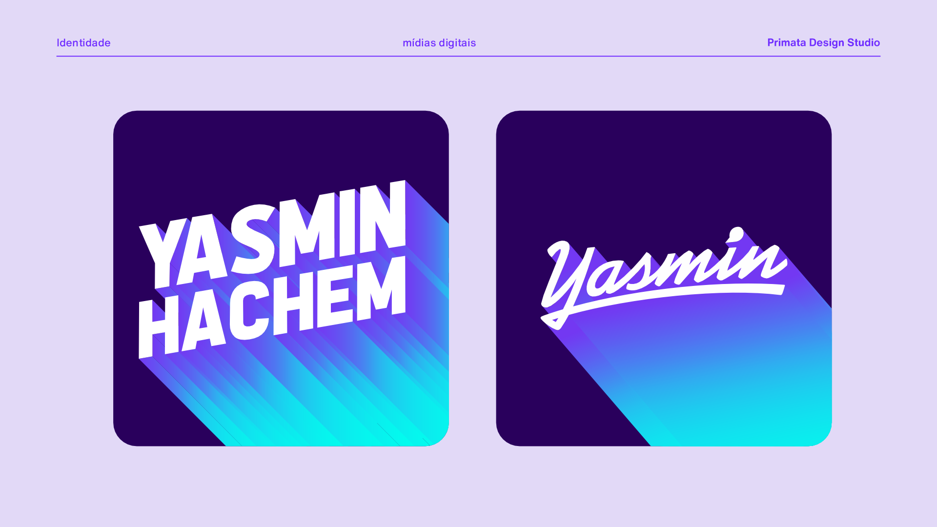 Yasmin Letter by Primata Designs on Dribbble