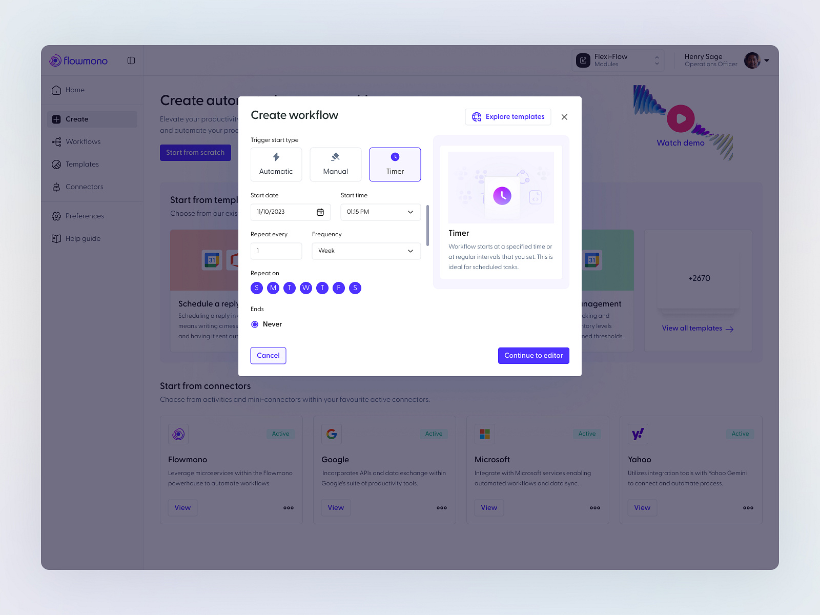Timer Trigger Create Workflow Bpmn 20 By Asemota Joel On Dribbble