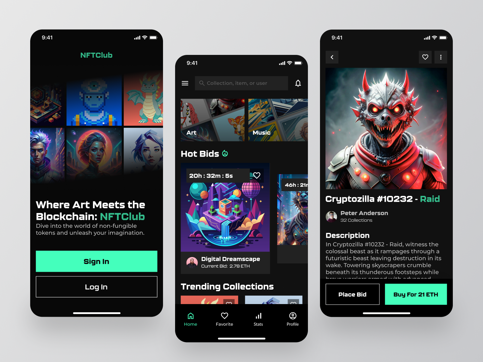 NFT App Design Exploration by Willy on Dribbble