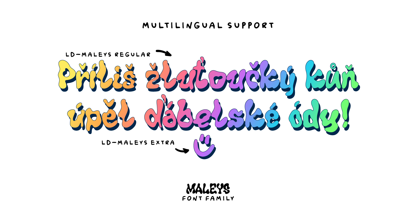 MALEYS. Color OTF SVG Font Family. by LUXFONT on Dribbble
