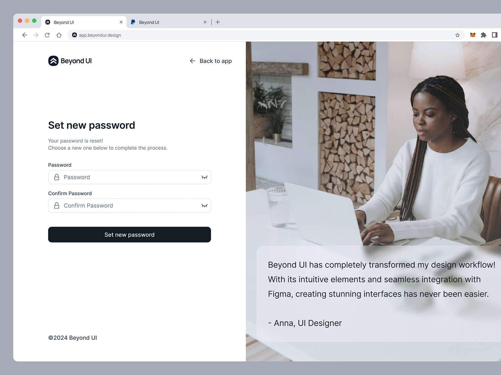 Log in UI by Beyond UI on Dribbble